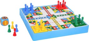 Společenská hra LUDO Penguin modrá