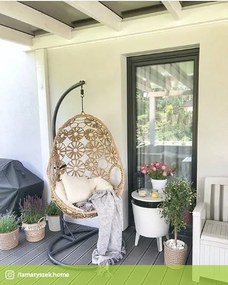 Majowo.cz Závěsné ratanové křeslo IBIZA elegantní dekor