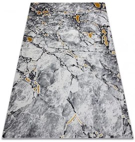 Dywany Luszczow Kusový koberec GLOSS 528A 58 Mramor, kámen, slonová kost / černý Rozměr koberce: 140 x 190 cm