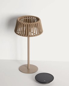 LED stolní /přenosné solární venkovní svítidlo (výška 30 cm) Aldet – Kave Home