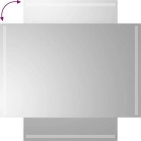 Koupelnové zrcadlo s LED osvětlením 60x90 cm 3154069