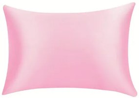 Saténový potah na polštář - 48x66 cm, více barev Barva: Růžová