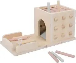 2KIDS TOYS Multifunkční vkládačka 8 v 1 / dřevěná / od 3 let