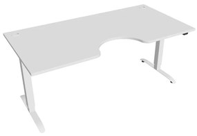 Hobis Motion Elektr. nastavitelný stůl 180x90 - HOBIS ERGO MOTION MSE 2 1800 Dekor stolové desky: bílá, Barva kovové podnože: bílá