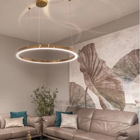 Maxlight P0370D Stmívatelné závěsné LED sívitldo LUXURY GOLD 110cm