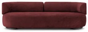 K-Wait sofa  Chenille cihlově červená Kartell