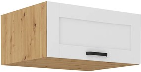Kuchyňská skříňka LUNA 80 NAGU-36 1F korpus: dub artisan, barva dvířek: bílá