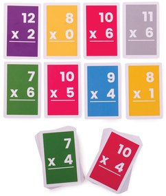 Bigjigs Toys Kartičky násobení 7-12