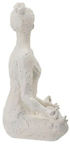 Bílá dekorativní soška Bloomingville Adalina, výška 24 cm