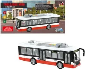 MaDe 08517 - Trolejbus s českým hlasem, 7 x 10 x 28 cm