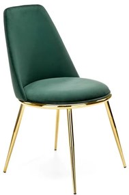 Designová židle GLAMOUR K460 zelená