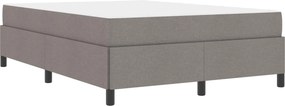 Postel s boxspringem Taupe 140 x 190 cm textil 3398861