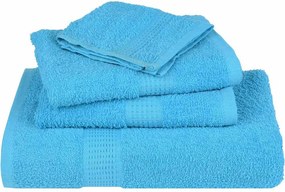 Ručníky pro hosty FROGN 10 ks tyrkysové 30x50 cm 360 g/m² 136973
