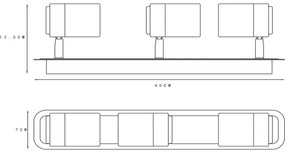 Lucide 26958/15/30 - LED Stm. koup. bodové svítidlo LENNERT 3xGU10/5W/230V IP44