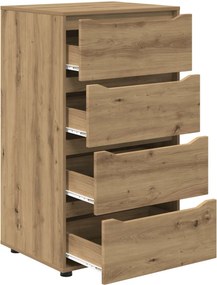 Úložné skříně 60 x 48 x 105 cm Kompozitní dřevo Artisanový dub 3406244