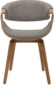 Designová jídelní židle Taariq šedá
