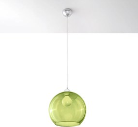Sollux Lighting Závěsná lampa BALL zelená
