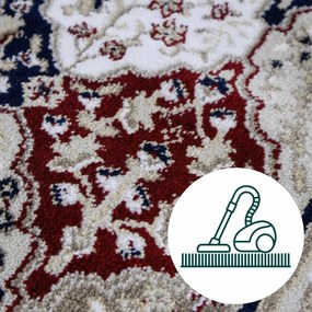 Angel Carpet, Kusový koberec Sultan 25 Blue/red, 60x110, vícebarevná, kancelář