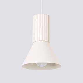 Sollux Lighting Závěsná lampa ESTRIA 1 béžová