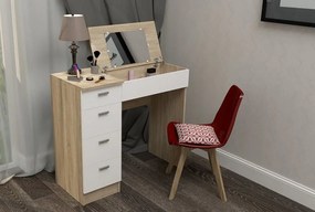 Casarredo - Komfort nábytek Toaletní stolek CHARM dub sonoma/bílá
