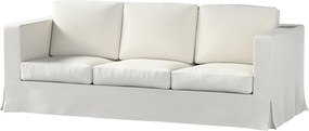 Potah na pohovku IKEA  Karlanda 3-místná nerozkládací, dlouhý barva šedá látka pletený vzor