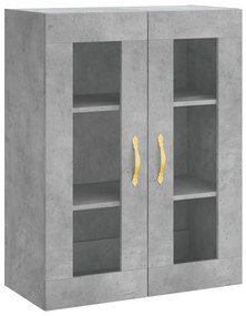 Skříň highboard betonově šedá 69,5x34x180 cm kompozitní dřevo - Default Title