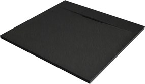 Mexen Otto, SMC čtvercová sprchová vanička 80 x 80 cm, černá, 4N708080