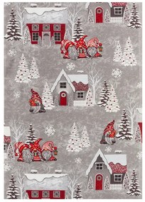 Bellatex Kuchyňská utěrka 1 ks 50x70 cm Skřítek Šedá,Červená,Bílá