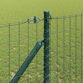 Evropský plot se hroty 10 x 1,2 m Ocel potažená PVC Zelená 3350556