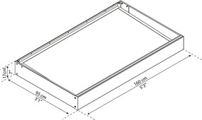 Palram Sophia 1600 opálově bílá vchodová stříška