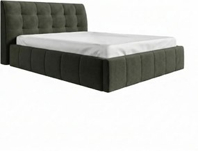 MOS Čalouněná postel LETTO Vogue 180x200 cm Barva látky Vogue: Tmavě zelená (Vogue 11)