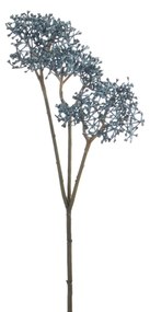 Umělá dekorativní větvička s modrými bobulemi - 9*7*31 cm