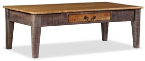 Konferenční stolek z masivního dřeva vintage 118 x 60 x 40 cm,  244968 HangarStore.cz