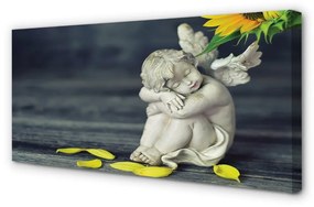 Obrazy na plátně Spací anděla slunečnice 125x50 cm