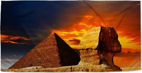 Sablio Ručník Pyramidy - 50x100 cm