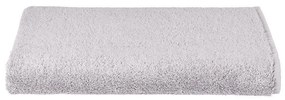 Bavlněná osuška PURE s úzkou bordurou 90 x 160 cm, světle šedá