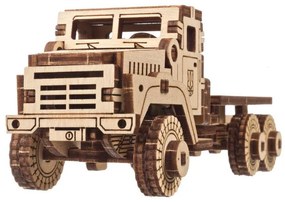 Ugears 3D dřevěné mechanické puzzle Vojenské nákladní auto