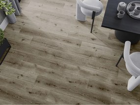 Mexen Kansas vinylové panely 1240 x 182 mm SPC 6,5 mm, podložka IXPE 1,5 mm, 4 V-drážka, Dub - F1032-1240-182-505-4V1-01