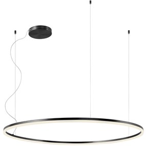 Redo group Redo Orbit direct, závěsné kruhové svítidlo, 76W LED 4000K DALI, černá, prům. 120cm