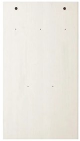 Bílá předsíňová sestava z borovicového dřeva 55x100x2 cm Anita – Støraa