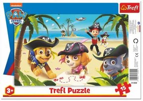 Trefl Puzzle deskové Přátelé z Tlapkové patroly/Paw Patrol 33x23cm 15 dílků