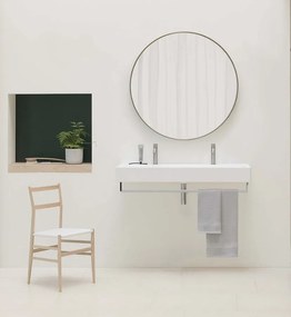 GSI Kube X keramické umyvadlo 120 x 47cm 2 OTVORY Extra Glaze bílá 9424211