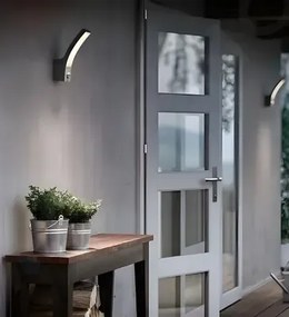 Philips Splay IR 12W antracit / LED venkovní nástěnné svítidlo s pohyb