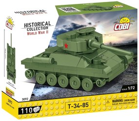 Cobi 3092 sovětský tank t-34/85, 1:72