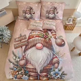 Povlečení Homa GNOMTIME BEIGE 3 dílná sada 140x200 cm