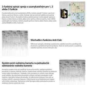 Deante Concealed shower set, with mixer BOX - with shower head