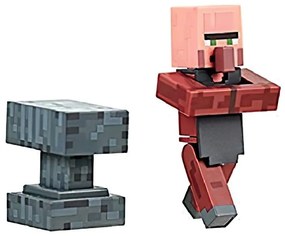 Figurka Minecraft Vesničan s příslušenstvím 7cm