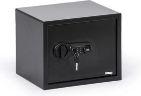 Nábytkový sejf s elektronickým zámkem a čtečkou otisků prstů, 300 x 380 x 300 mm