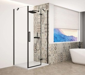 Gelco Trinity - Sprchový kout 80x90 cm, pravé, čiré sklo/černá GT5690-80CR-B