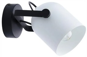 TK LIGHTING Nástěnné bodové svítidlo - SPECTRA 3488, 230V/15W/1xE27, bílá/černá